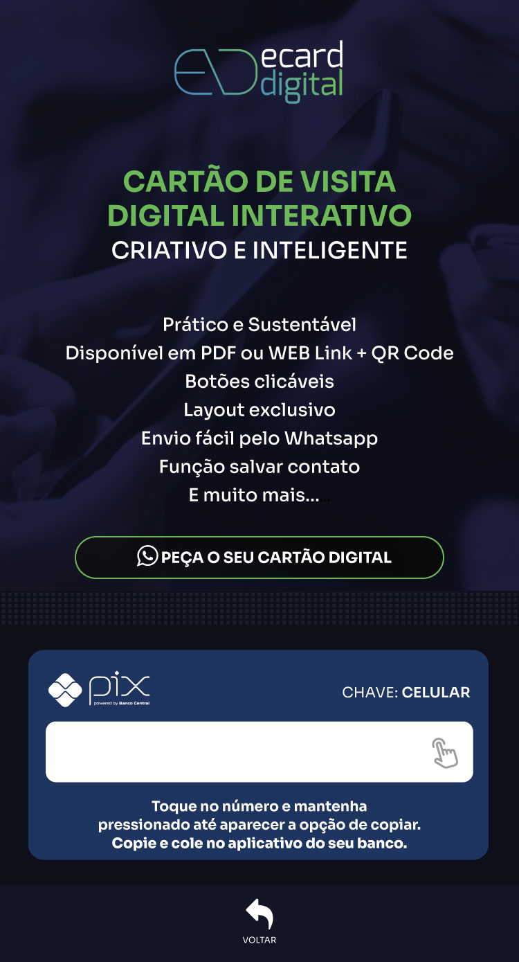 ECARD DIGITAL - Cartão de Visita Digital Interativo